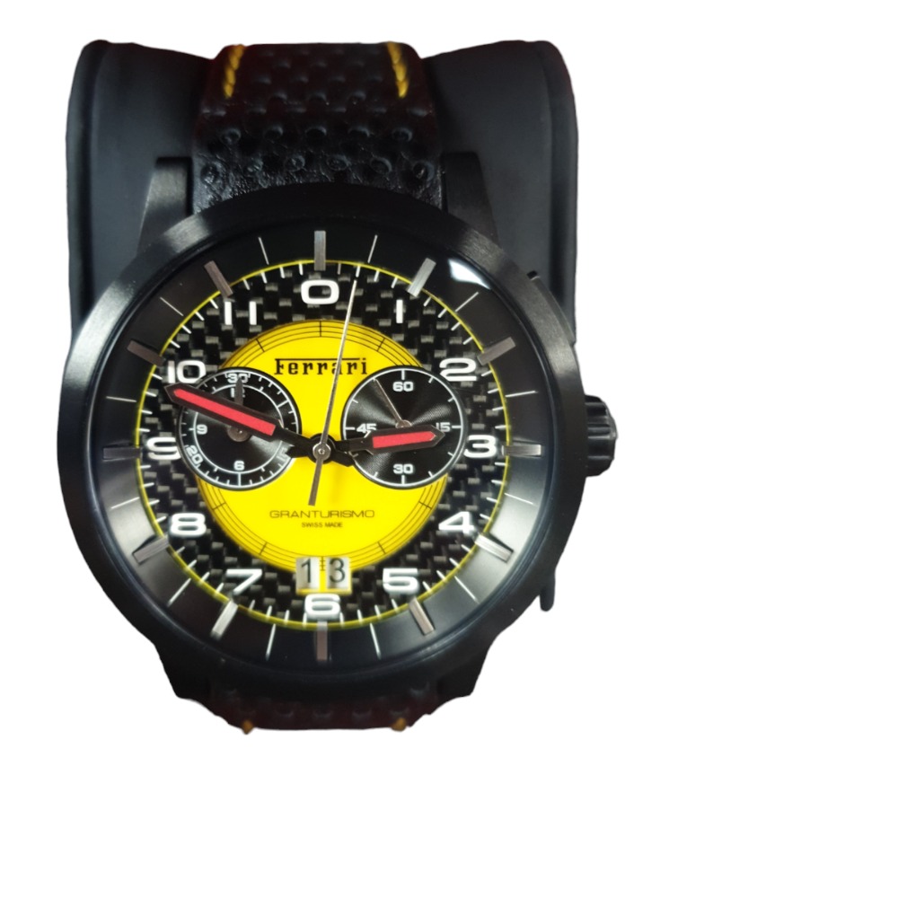 Pre-owned Ferrari Granturismo Chronograph Swiss Watch - Own4Less
